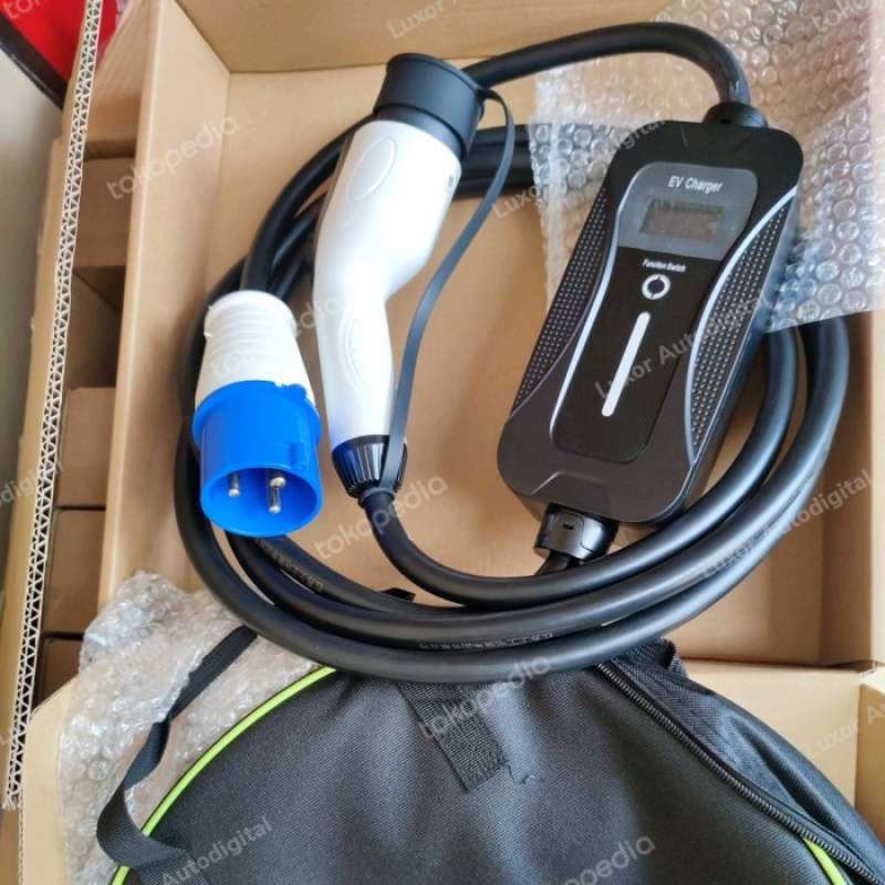 Promo Portable Fast Charger 7kw 16-32a Wuling Air Ev Diskon 23% Di ...