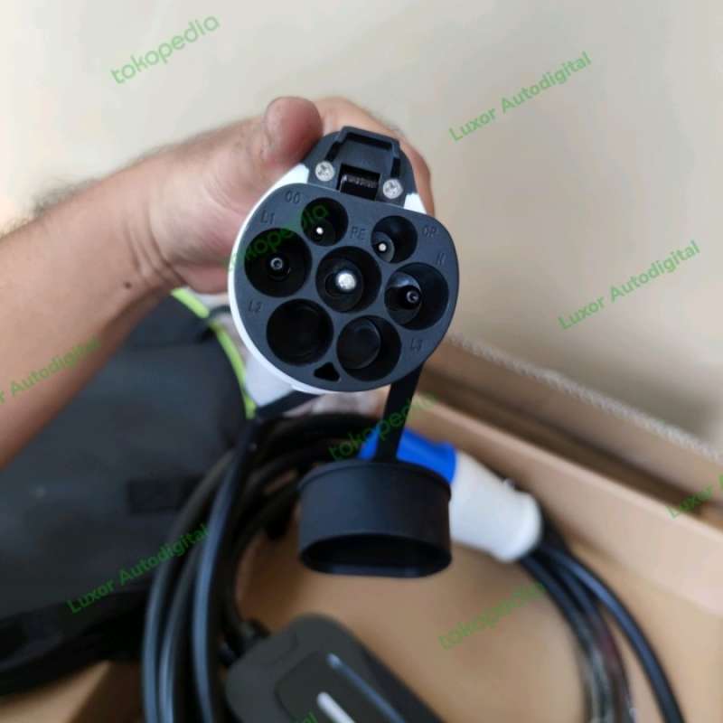 Promo Portable Fast Charger 7kw 16-32a Wuling Air Ev Diskon 23% Di ...