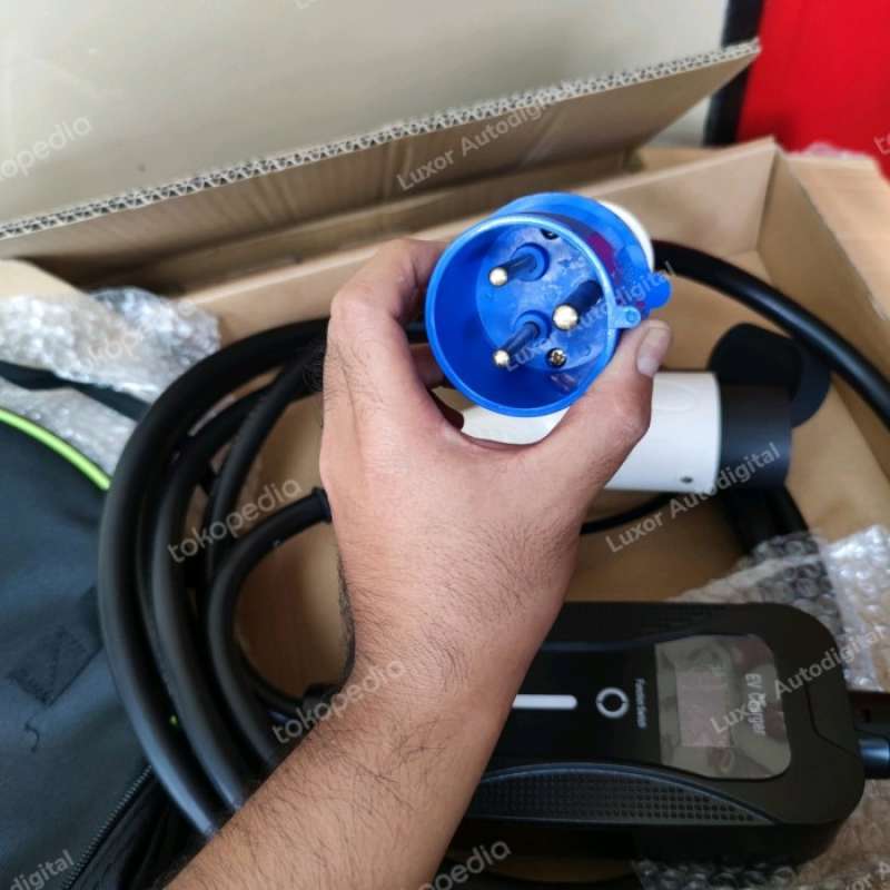 Promo Portable Fast Charger 7kw 16-32a Wuling Air Ev Diskon 23% Di ...