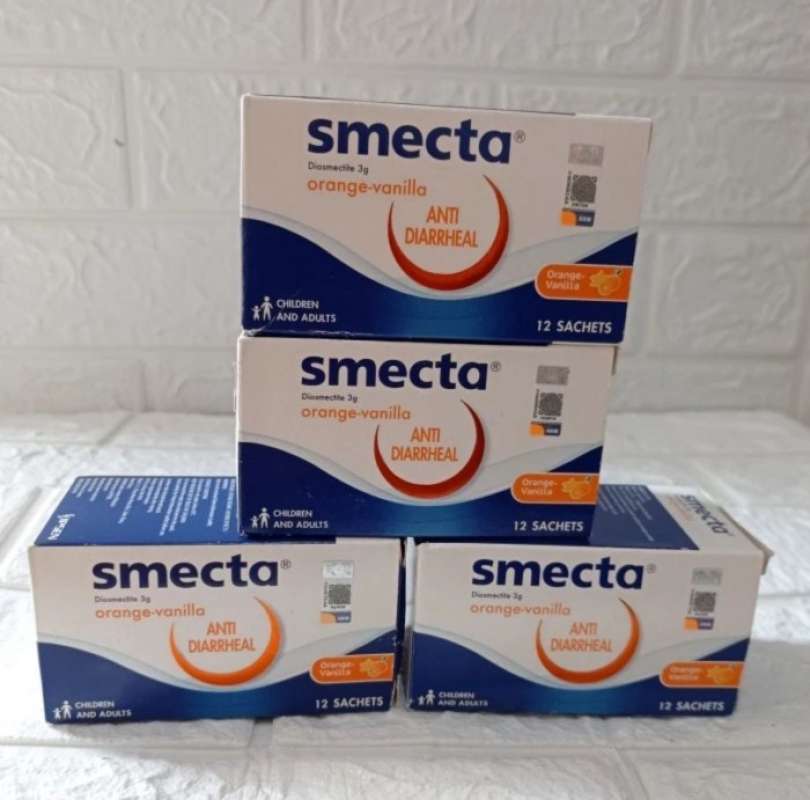 Promo Smecta 12 Sachet/ Anti Diarrhea / Anti Diare / Mules - Dewasa ...