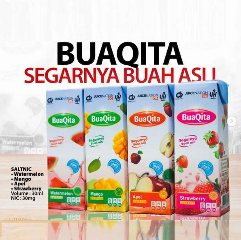 Jual Liquid Buaqita Series Salt Nic 30mg 30ml By Juicenation X Cv X ...