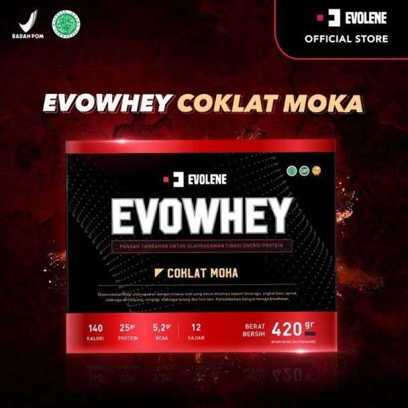Promo Evolene Evowhey Susu Evo Whey Protein Kemasan Box Isi 12 Sachet ...