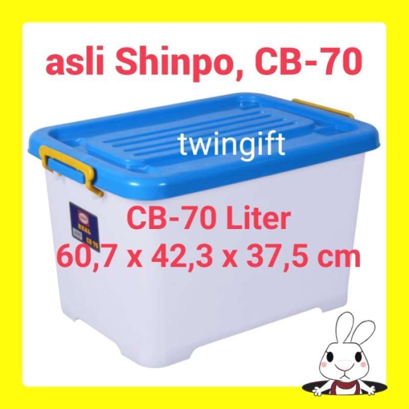 Jual Container/kontainer Box Serbaguna 70 Liter, Shinpo, Cb-70, Real ...