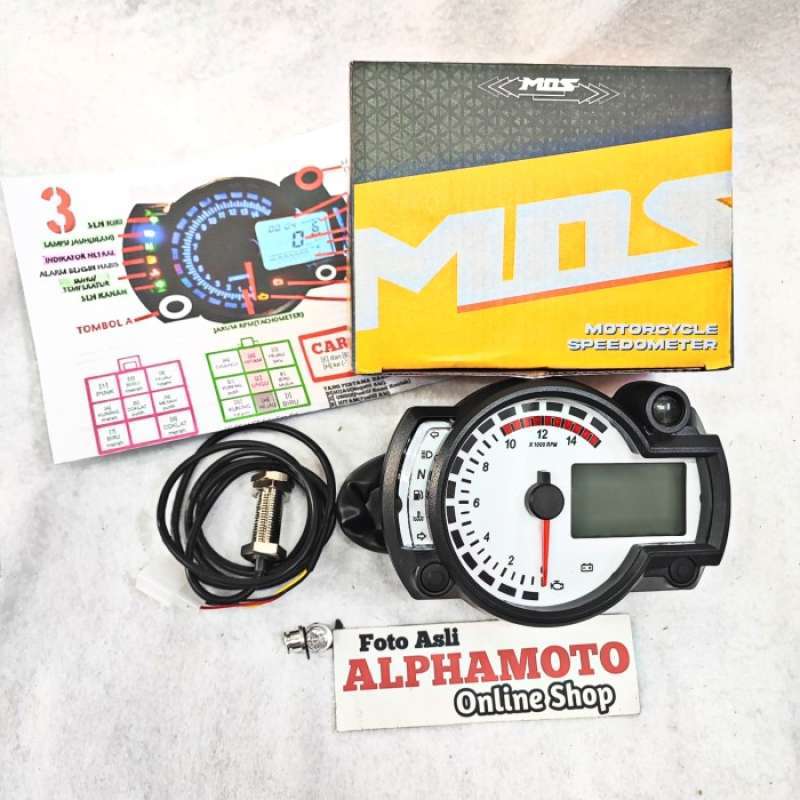 Promo Spidometer Rpm Digital Model Koso Rx2n Spido Takometer ...