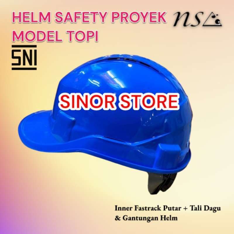 Promo Helm Safety Proyek Nsa Fastrack Model Topi Sni Vented D-811 ...