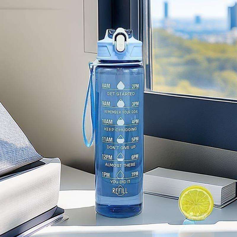 Jual Botol Viral Bening / Transparan Kapasitas 900ml Free Stiker 2d ...