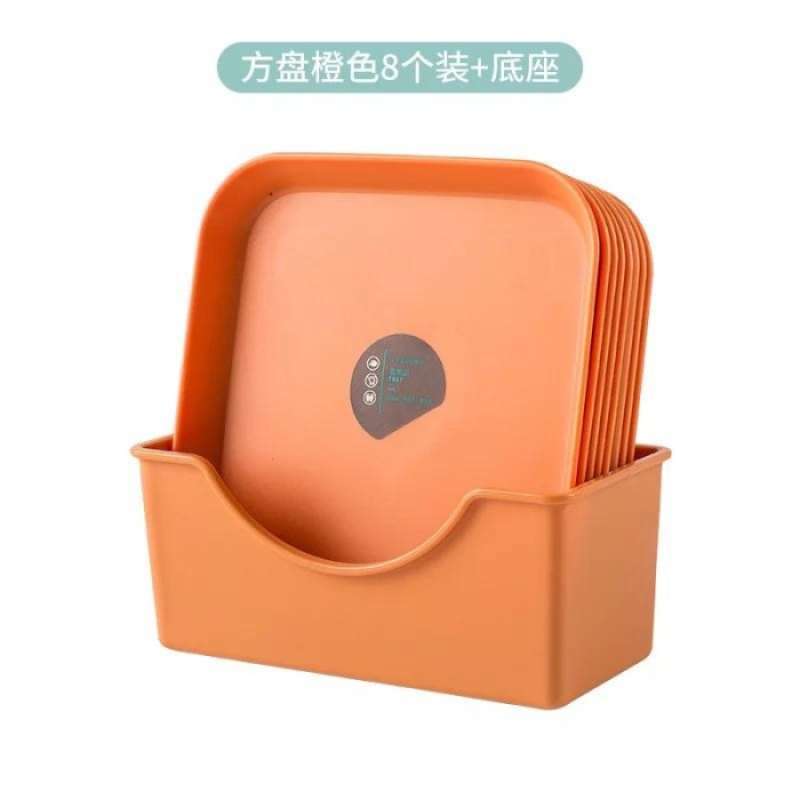 Promo 8 In 1piring Kecil Untuk Cemilan Snack Dengan Wadah - Bulat ...