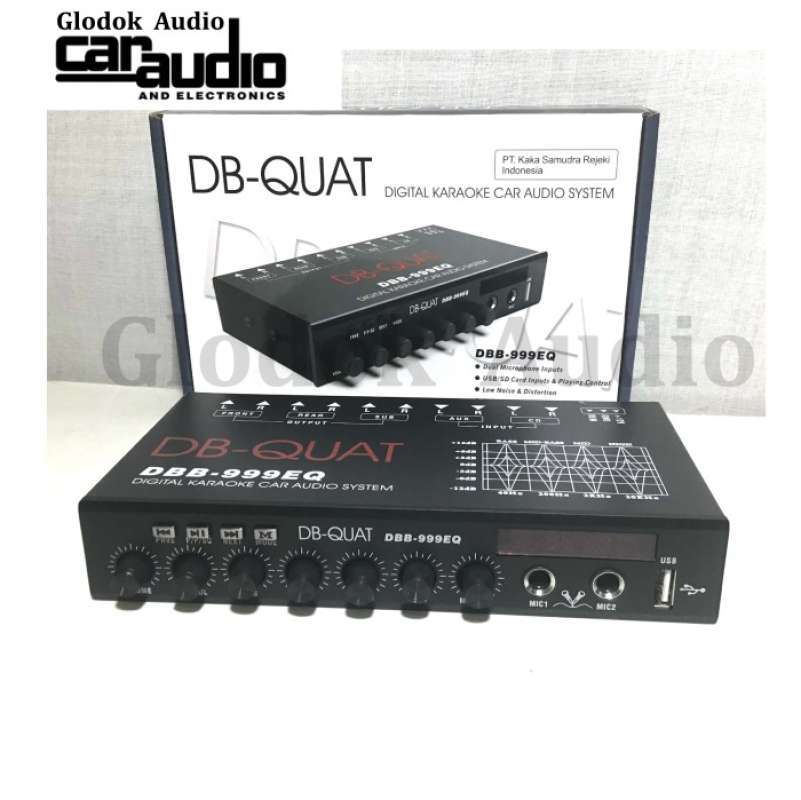 Promo Db Quat Db999 Eq Parametric Equalizer With Usb Port Sd Card Bluetooth Diskon 23 Di
