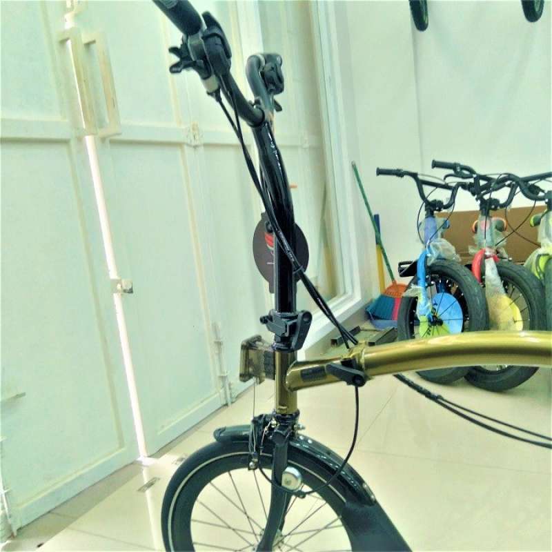 Promo Ojol Element Folding Bike Pikes Gen 2 Gold Edition Sepeda Lipat ...