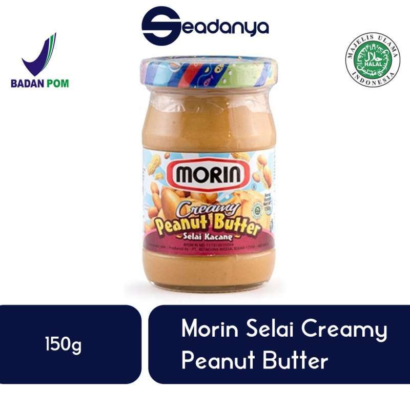 Jual Morin Selai Krim Kacang - Selai Creamy Peanut Butter Rasa Kacang ...