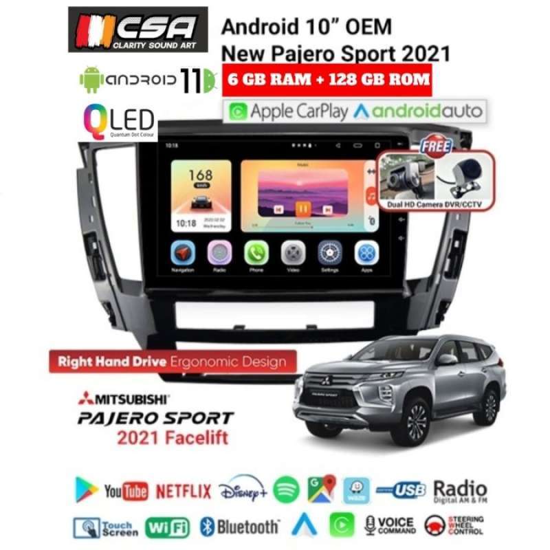 Promo Head Unit Android Orca Pro Plus G2 For Mitsubishi Pajero 2021 ...