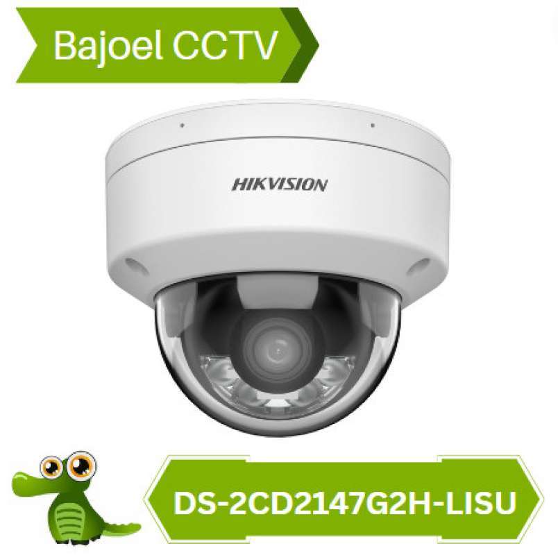 Promo Ip Cam Hikvision 4mp Ds-2cd2147g2h-lisu Smart Hybrid Light With Colorvu Fixed Dome Network ...