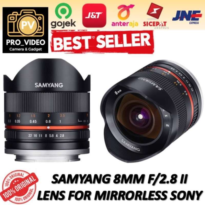 Promo Samyang 8mm F2.8 Ii Fish Eye Lens For Sony E Diskon 23% Di Seller ...