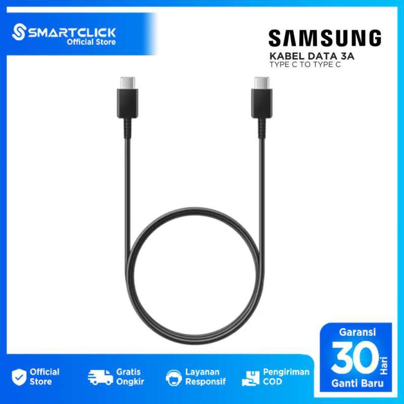 Promo Samsung Kabel Data Type C To Type C 3a Black Fast Charging ...