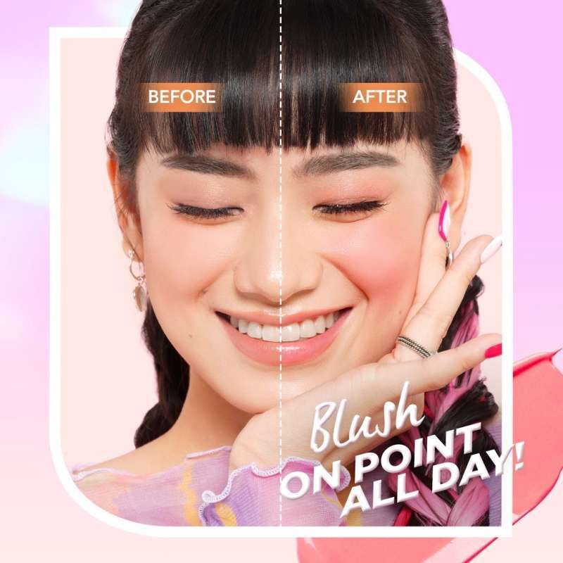 Promo Murah - Dazzle Me Heart-melt Creamy Liquid Blush | Instant ...