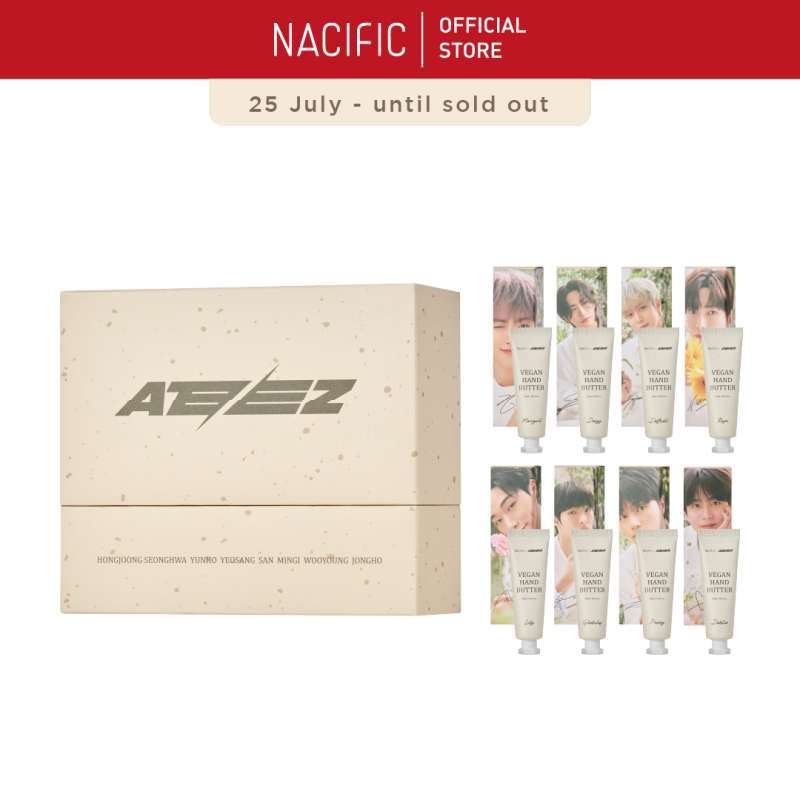 Promo Nacific X Ateez: Exclusive Vegan Hand Butter Set Diskon 38% Di ...