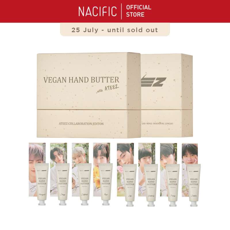 Promo Nacific X Ateez: Exclusive Vegan Hand Butter Set Diskon 38% Di ...