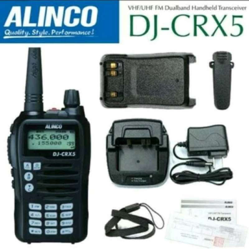 Promo Jual Ht Alinco Dj-crx5 Dualband Original Alinco Dj Crx5 Crx 5 Crx5 Diskon 33% Di Seller ...