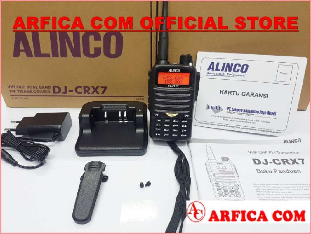 Promo Ht Alinco Crx7 / Alinco Crx 7 Original Dualband Garansi Resmi ...