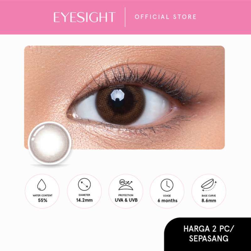 Promo Eyesight - Softlens Kitty Kawaii Mini Primo Brown - Beda Min ...