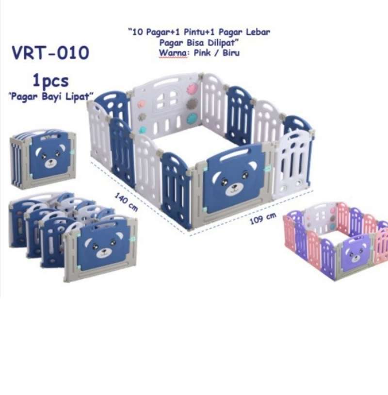 Jual Pagar Playground Baby Fence Babyroom (12+2) Vrt-010 Asli Pagar ...