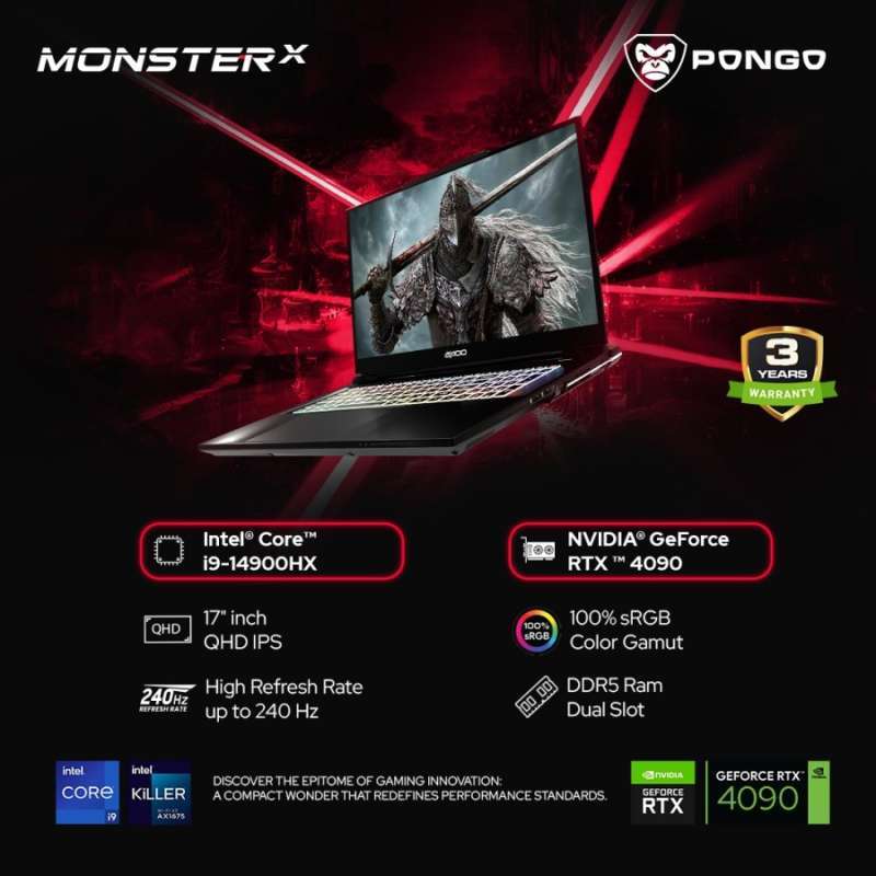 Promo Laptop Gaming Axioo Pongo Monster X Intel Core I9-14900hx Ram ...