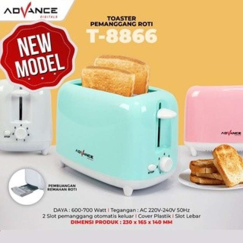 Jual Advance Toaster Pangganan Roti T-8866 - Merah Muda Murah Di Seller ...