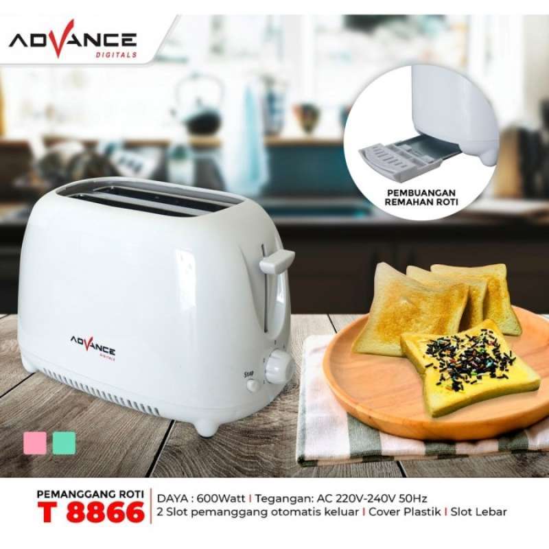 Jual Advance Toaster Pangganan Roti T-8866 - Merah Muda Murah Di Seller ...
