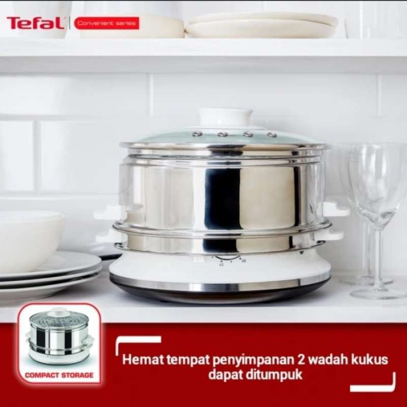 Jual Tefal Food Steamer Stainless Steel Convenient Series Vc145 Ori ...