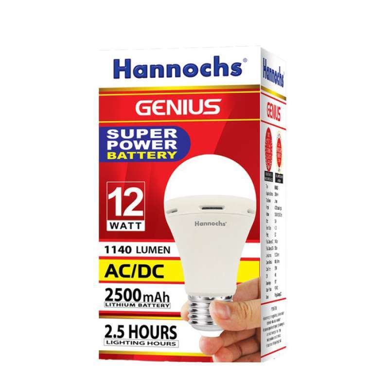 Promo Lampu Led Genius 12watt Emergency Led Magic Ac Dc Genius 12w ...
