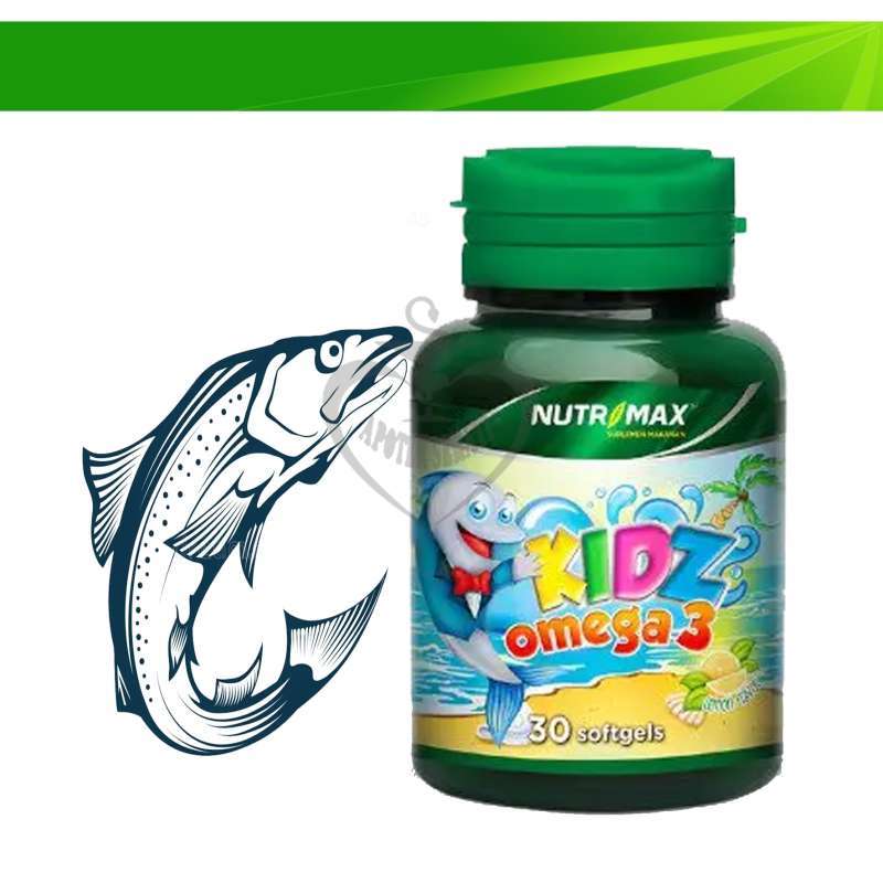 Jual Nutrimax Kidz Omega 3 Minyak Ikan Suplemen Anak Omega Kids Di ...