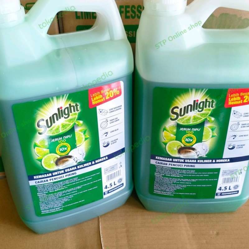 Promo Sunlight 5 Liter Asli Produk Unilever| Khusus Grab Dan Gojek ...