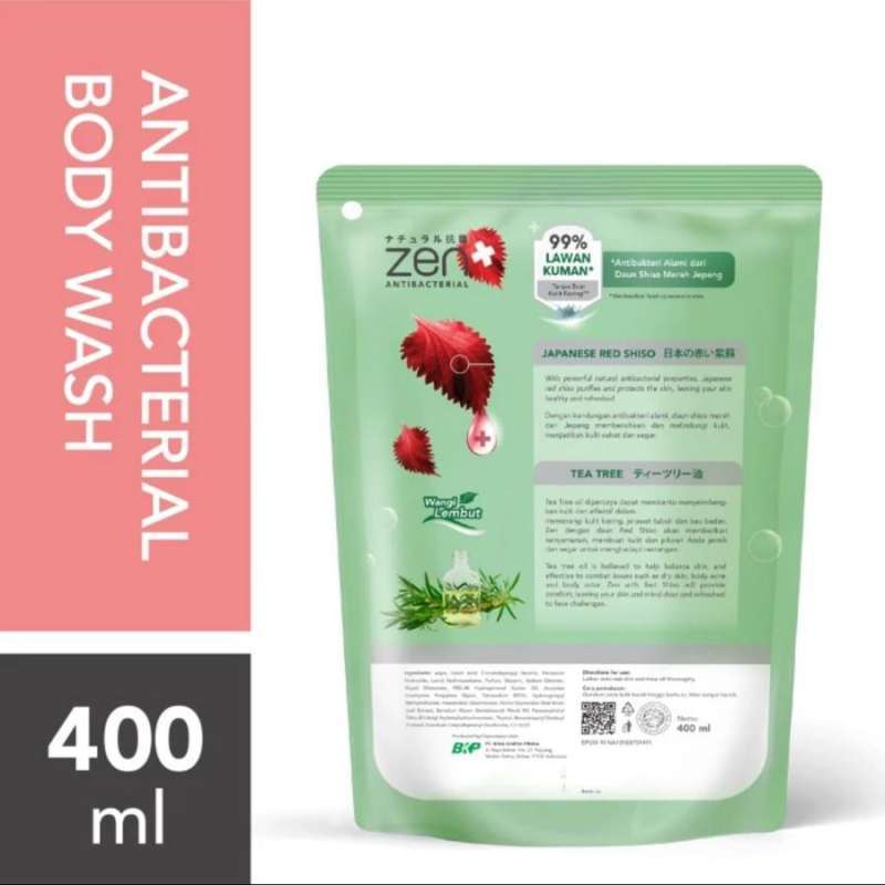 Jual Zen Antibacterial Body Wash 400 Ml Zen Sabun Mandi Cair 400ml - Merah 850 Ml Di Seller ...