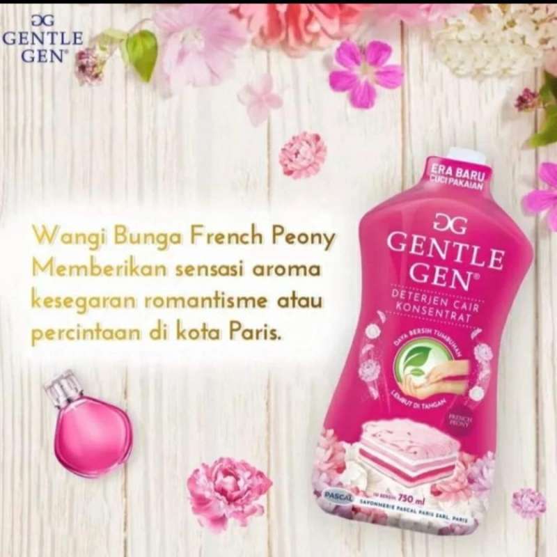 Jual Gentle Gen Deterjen Cair Konsentrat 750 Ml Gentle Gen Sabun Cair ...