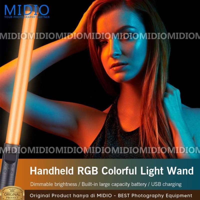 Jual Rgb Fill Light Stick Portable Led Plus Tripod Stand 2 Meter Di ...