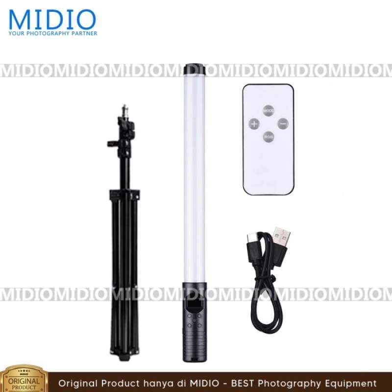 Jual Rgb Fill Light Stick Portable Led Plus Tripod Stand 2 Meter Di ...
