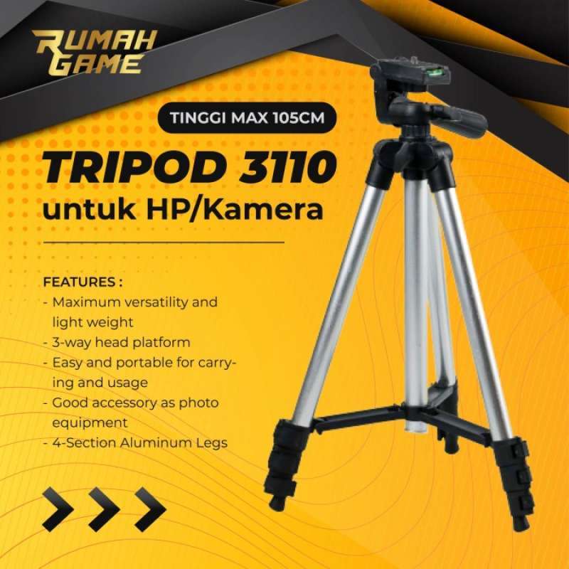 Jual Tripod Hp / Tripod Camera 3110 Tinggi 120cm Di Seller Circlet - Cengkareng Timur, Kota ...