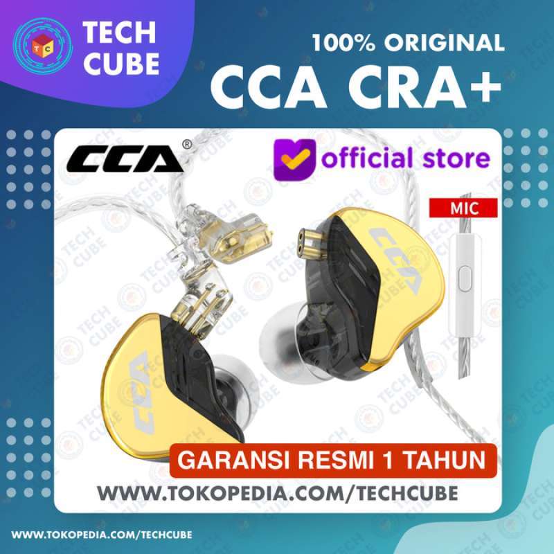 Jual Cca Cra+ Cra Plus With Mic In Ear Hifi Earphone Headset Alt Kz Edx ...