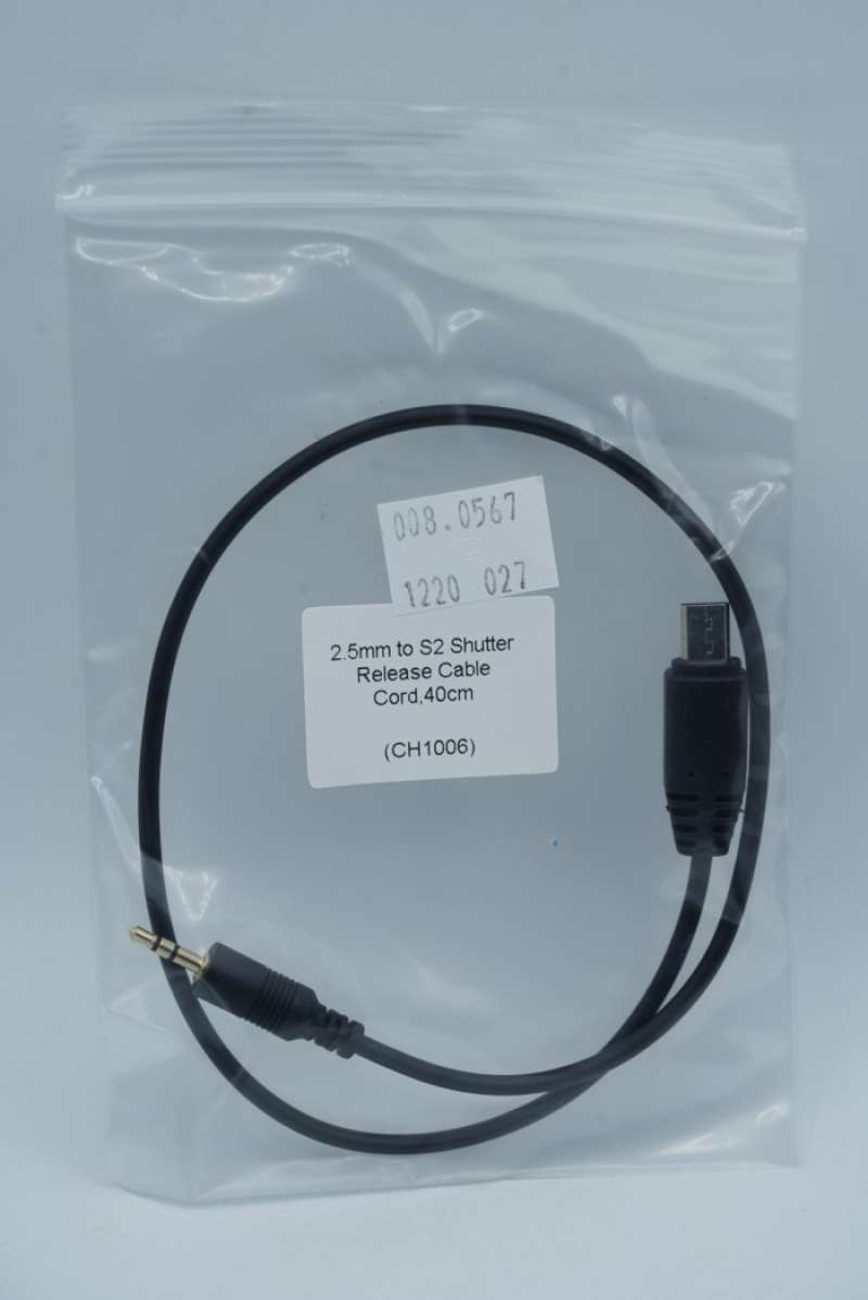 Jual Kabel Cord Sony 2.5mm To S2 Shutter Release Cable Cord 40cm Di ...