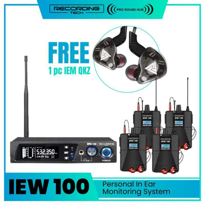 Jual Recording Tech Iew-100 Iew100 Wireless Iem In Ear Monitor Set - Rx Only Di Seller Circlet ...