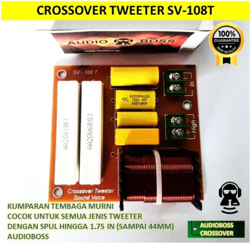 Jual Crossover Pasif Tweeter Sound Voice Sv-108t Di Seller Circlet ...