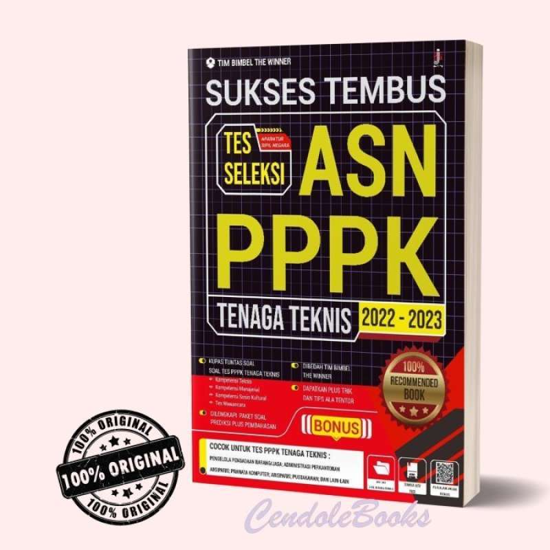 Promo Ori Buku Tes Asn 2023 : Sukses Tembus Tes Seleksi Asn Pppk Tenaga ...