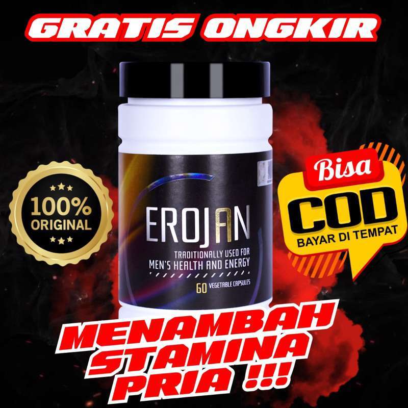 Jual Erojan Suplemen 100% Original 60 Kapsul Stamina Pria Herbal Di ...