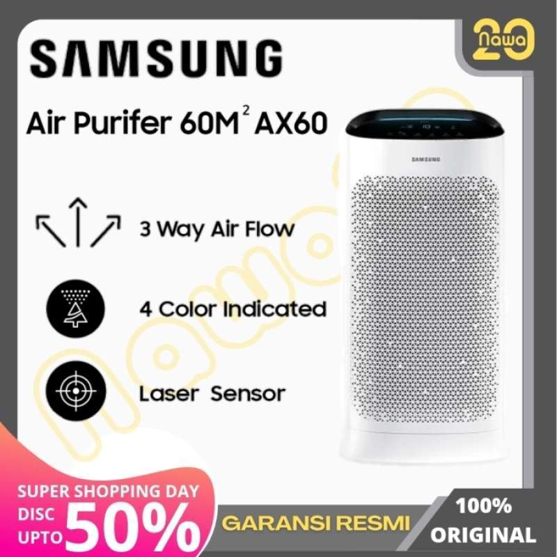 Promo Air Purifier /60m / Ax60r5080wd /ax5000 Resmi Samsung Terbaik ...
