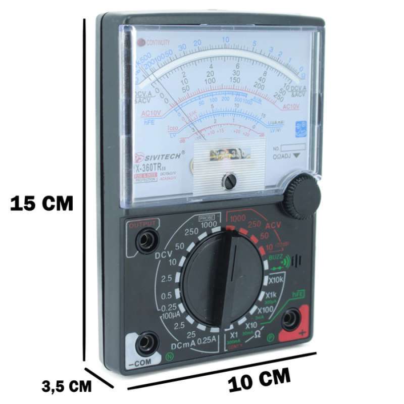 Promo Multitester / Multimeter / Avometer Analog Lengkap Yx-360tr ...