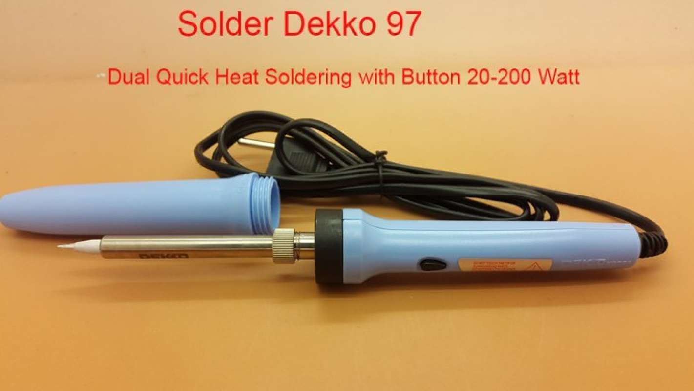 Promo Solder Dekko 97 ( Dual Quick Heat Soldering With Button 20-200 ...