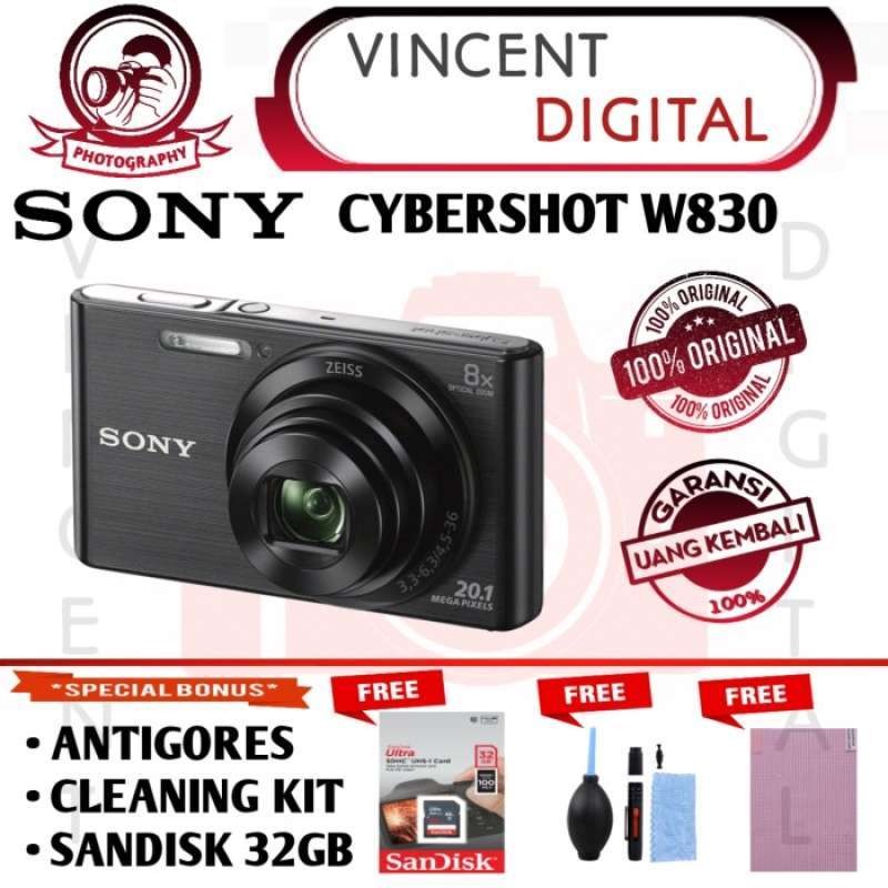 Jual Kamera Digital Sony Cybershot Dsc W830 20mp Paket Bonus Di Seller Circlet - Cengkareng ...