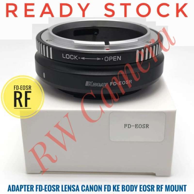 Jual Adapter Fd-eosr Rf Lensa Canon Fd Ke Body Canon Eosrp R3 R5 R6 Eos ...