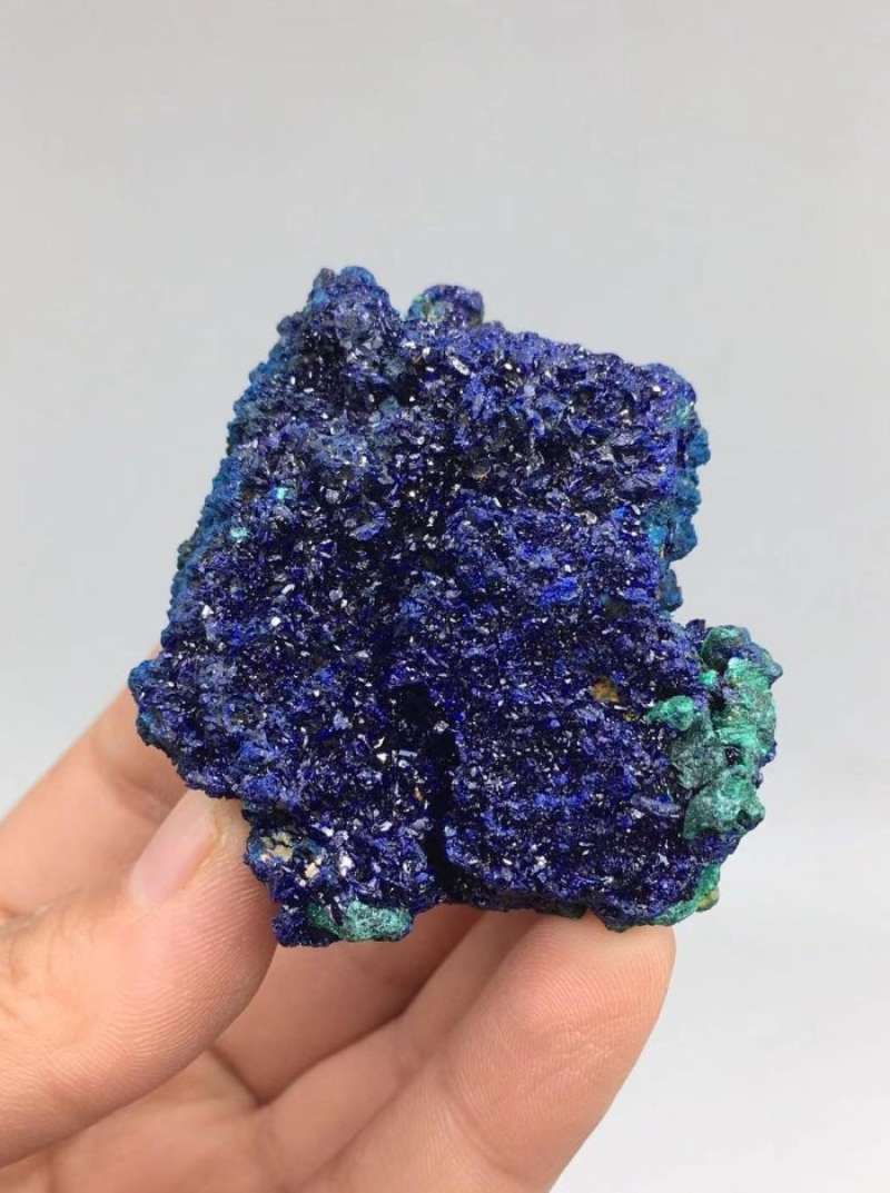 Jual Ins Natural Azurite Malachite Geode Crystal Mineral Specimen Reiki ...