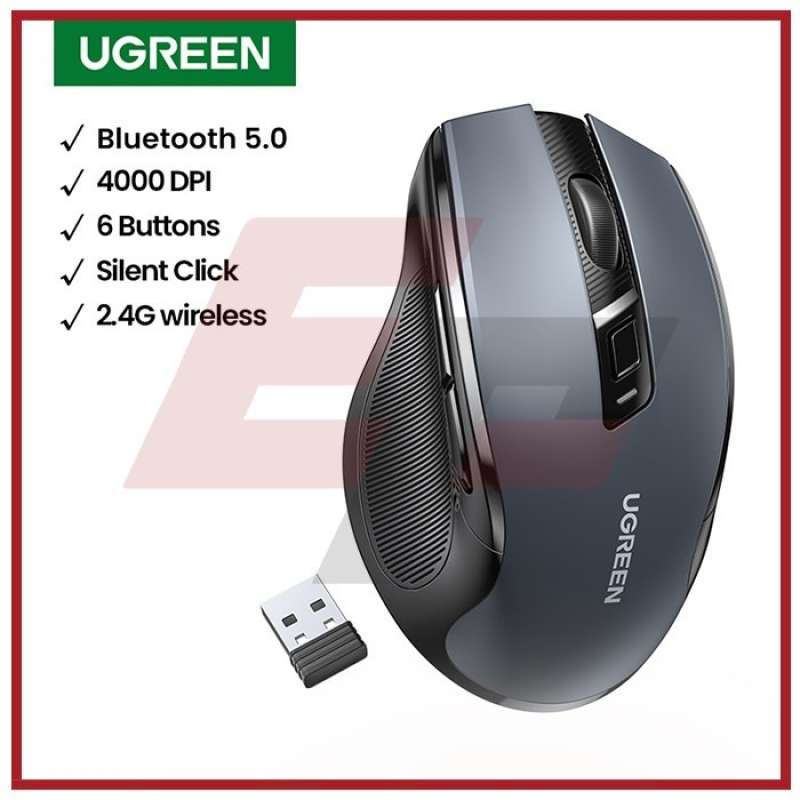 Promo Ugreen 90545 Mouse Wireless Silent Click Key 2.4g Pc Laptop ...